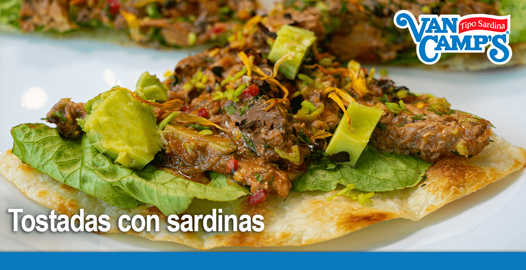 Tostadas con Sardinas | Van Camps Ecuador