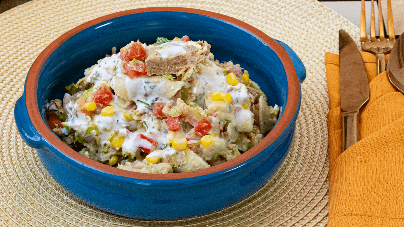 Ensalada de pasta fría con atún | Van Camps Ecuador